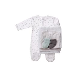 Liliput Jungen Body, Gr. 44, grau, 100% Baumwolle, bedruckt, gestreift, Bodys, in s&uuml;&szlig;em Design als 7-tlg Set