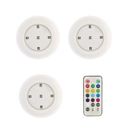 Heitech LED Spots 3er-Set mit Fernbedienung, RGB