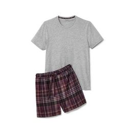 Tchibo Shorty-Pyjama - Grau/Meliert - Gr.: XXL