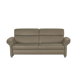 meinSofa Einzelsofa Leder Manon ¦ grau ¦ Maße (cm): B: 228 H: 94 T: 9