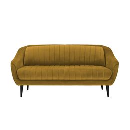 Höffner Sofa Sophia ¦ gelb ¦ Maße (cm): B: 190 H: 83 T: 90