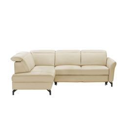 U.N.O uno Ecksofa Basel ¦ beige ¦ Maße (cm): B: 243 H: 100 T: 200