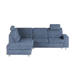 meinSofa Ecksofa Marc ¦ blau ¦ Maße (cm): B: 243 H: 85 T: 234