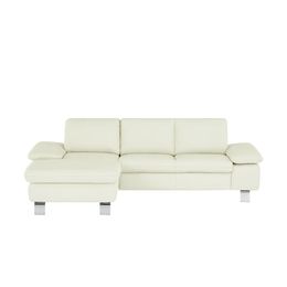 Smart Ecksofa Finola ¦ weiß ¦ Maße (cm): B: 240 H: 80 T: 152