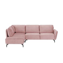 switch Ecksofa Bella ¦ rosa/pink ¦ Maße (cm): B: 272 H: 85 T: 230