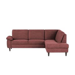 DIVA Ecksofa DIVA ¦ rot ¦ Maße (cm): B: 255 H: 90 T: 210