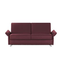 Höffner Schlafsofa München ¦ rot ¦ Maße (cm): H: 84 T: 100