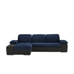 switch Ecksofa Avilla ¦ blau ¦ Maße (cm): B: 285 H: 86 T: 187