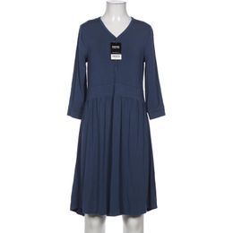 hessnatur Damen Kleid, blau, Gr. 34