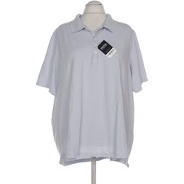 Ulla Popken Damen Poloshirt, hellblau, Gr. 52