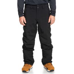 Snowboardhose Quiksilver "Estate", Herren, Gr. S, US-Größen, schwarz (true schwarz), 100% Recyceltes Polyester, Hosen