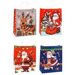 12 TSI Geschenktaschen Weihnachten Serie 3 Motiv sortiert 26,0 x 32,0 cm