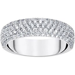 Fingerring Thomas Sabo "Schmuck Silber 925 Ring, TR2460-051-14" Fingerringe Gr. 60, Silber 925 (Sterlingsilber), 5,5 mm, silberfarben (silberfarben, kristallweiß, kristallweiß) Damen mit Zirkonia (synth.)