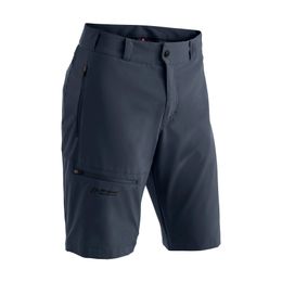 Funktionsshorts Maier Sports "Latit Short M" Gr. 56, Normalgrößen, grau Herren Hosen Schnelltrocknende Funktions-Bermuda aus elastischem Material