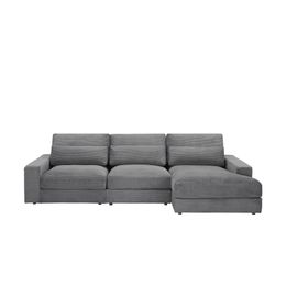 Höffner Ecksofa Branna ¦ grau ¦ Maße (cm): B: 322 H: 88 T: 164