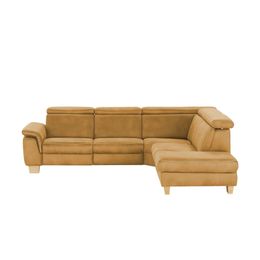 Mein Sofa bold Ecksofa Beata ¦ gelb ¦ Maße (cm): B: 270 H: 80 T: 233