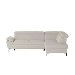 U.N.O uno Ecksofa Apollo ¦ grau ¦ Maße (cm): B: 268 H: 81 T: 210