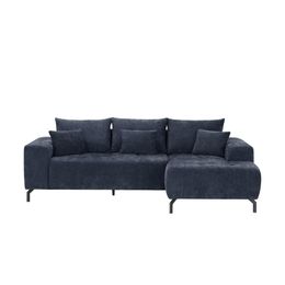 switch Ecksofa Astrid ¦ blau ¦ Maße (cm): B: 252 H: 94 T: 150