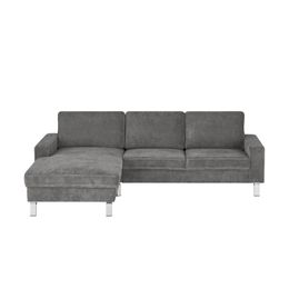 Höffner Ecksofa Coline ¦ grau ¦ Maße (cm): B: 258 H: 86 T: 184