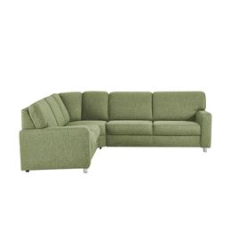 Smart Ecksofa Valencia ¦ grün ¦ Maße (cm): B: 236 H: 90 T: 266