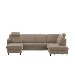 meinSofa Wohnlandschaft Veit ¦ braun ¦ Maße (cm): B: 305 H: 90 T: 20