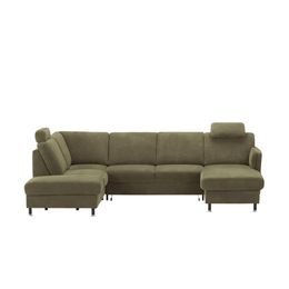 meinSofa Wohnlandschaft Veit ¦ grün ¦ Maße (cm): B: 305 H: 90 T: 200