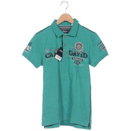 CAMP DAVID Herren Poloshirt, türkis, Gr. 46