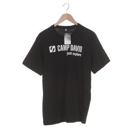 CAMP DAVID Herren Poloshirt, schwarz, Gr. 52