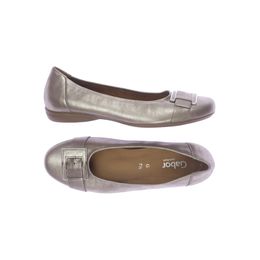 Gabor Damen Ballerinas, beige, Gr. 7.5