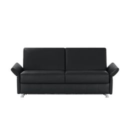 Höffner Schlafsofa München ¦ schwarz ¦ Maße (cm): H: 84 T: 100