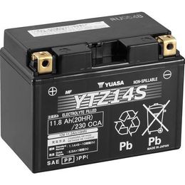 Yuasa YTZ14S Motorradbatterie 12 V 11.2 Ah