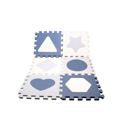 imagetoys Magni - Floor puzzle in foam w. shapes - Blue ( 2513 ) Boden