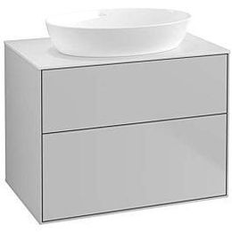 Villeroy & Boch Villeroy und Boch Finion Waschtischunterschrank G99100GJ 80x60,3cm, Emotion, Abdeckplatte white matt, Light grey matt