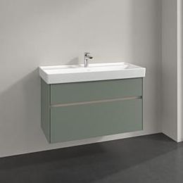 Villeroy & Boch Villeroy und Boch Collaro Waschtischunterschrank C01100AF 95,4x54,6x44,4cm, Waschbecken mittig, soft green