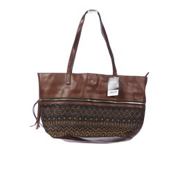 Hallhuber Damen Handtasche, braun, Gr.