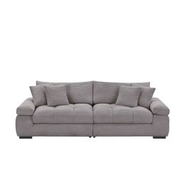 bobb Big Sofa Hella ¦ grau ¦ Maße (cm): B: 262 H: 96 T: 140