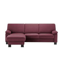 meinSofa Ecksofa Veit ¦ rot ¦ Maße (cm): B: 232 H: 90 T: 168