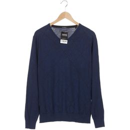 Ragman Herren Pullover, blau, Gr. 52