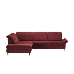 Lounge Collection Ecksofa Sally ¦ rot ¦ Maße (cm): B: 296 H: 85 T: 2