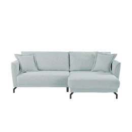 bobb Ecksofa Yolanda ¦ blau ¦ Maße (cm): B: 257 H: 94 T: 174