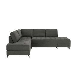 Smart Ecksofa Carla ¦ schwarz ¦ Maße (cm): B: 291 H: 88 T: 222