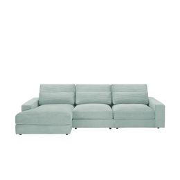 Höffner Ecksofa Branna ¦ grün ¦ Maße (cm): B: 322 H: 88 T: 164