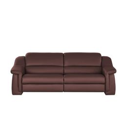 himolla Ledersofa 1501 ¦ rot ¦ Maße (cm): B: 232 H: 84 T: 106