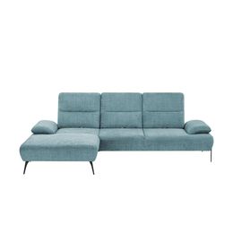 switch Ecksofa Cesar ¦ blau ¦ Maße (cm): B: 290 H: 102 T: 183