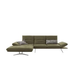 Koinor Ecksofa Echtleder Francis ¦ grün ¦ Maße (cm): B: 314 H: 93 T: