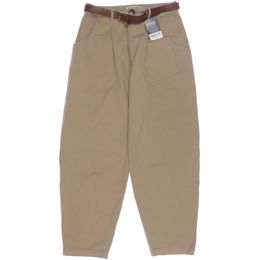 Zara Damen Stoffhose, beige, Gr. 36