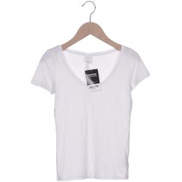 H&M H&M Damen T-Shirt, weiß, Gr. 32