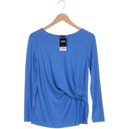 Madeleine Mode Madeleine Damen Langarmshirt, blau, Gr. 36