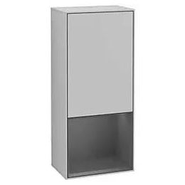 Villeroy & Boch Villeroy und Boch Finion Seitenschrank G540GKGJ 41,8cm, links, Emotion, Regal unten Anthracite matt, Light grey matt