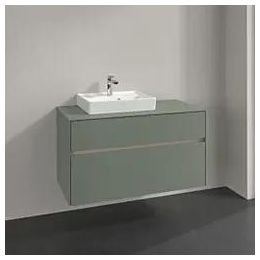 Villeroy & Boch Villeroy und Boch Collaro Waschtischunterschrank C01700AF 100x54,8x50cm, Waschtisch links, soft green